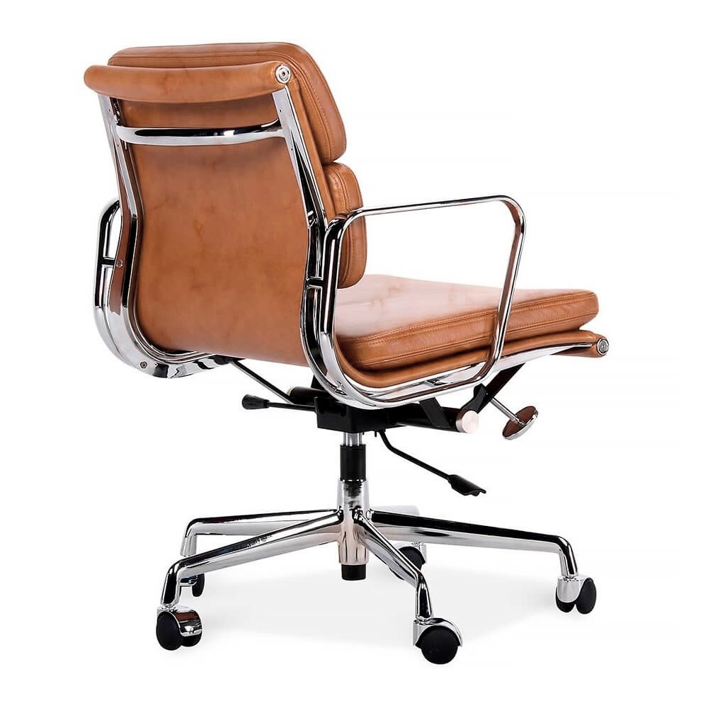 Ispirazione Vintage Eames Soft Pad Sedie in Pelle Mobiliedesign